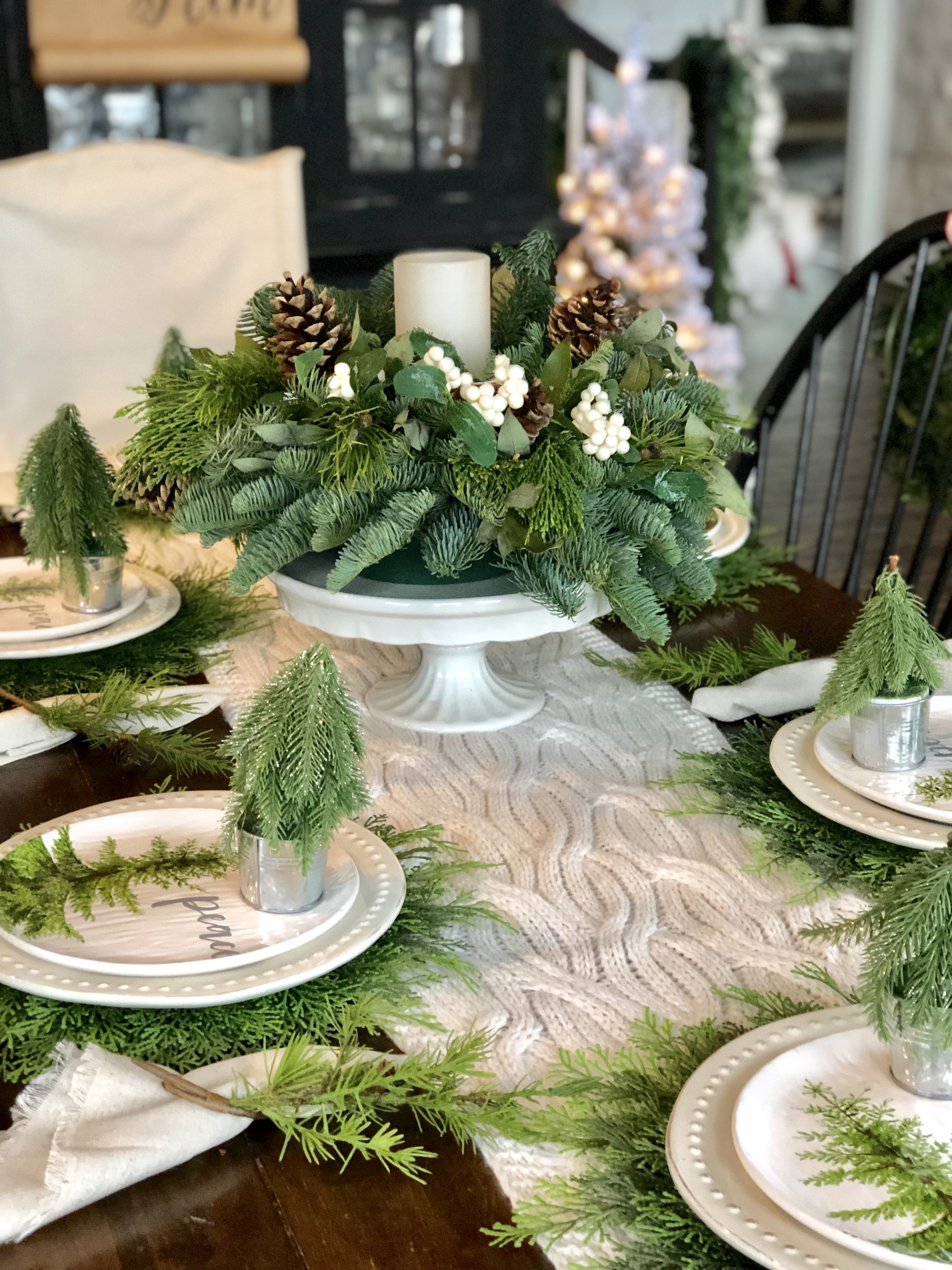 Christmas Table Setting Ideas Hip Humble Style