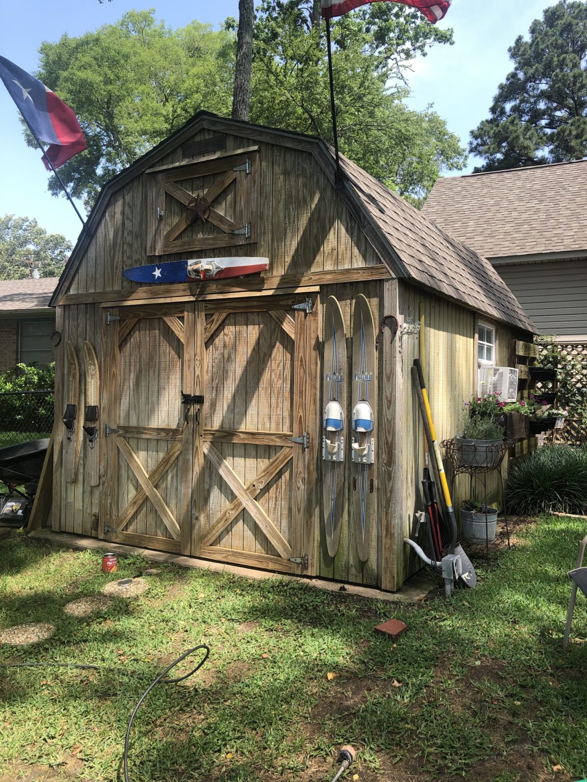 How To Turn A Backyard Shed Into An Outdoor Bar * Hip & Humble Style