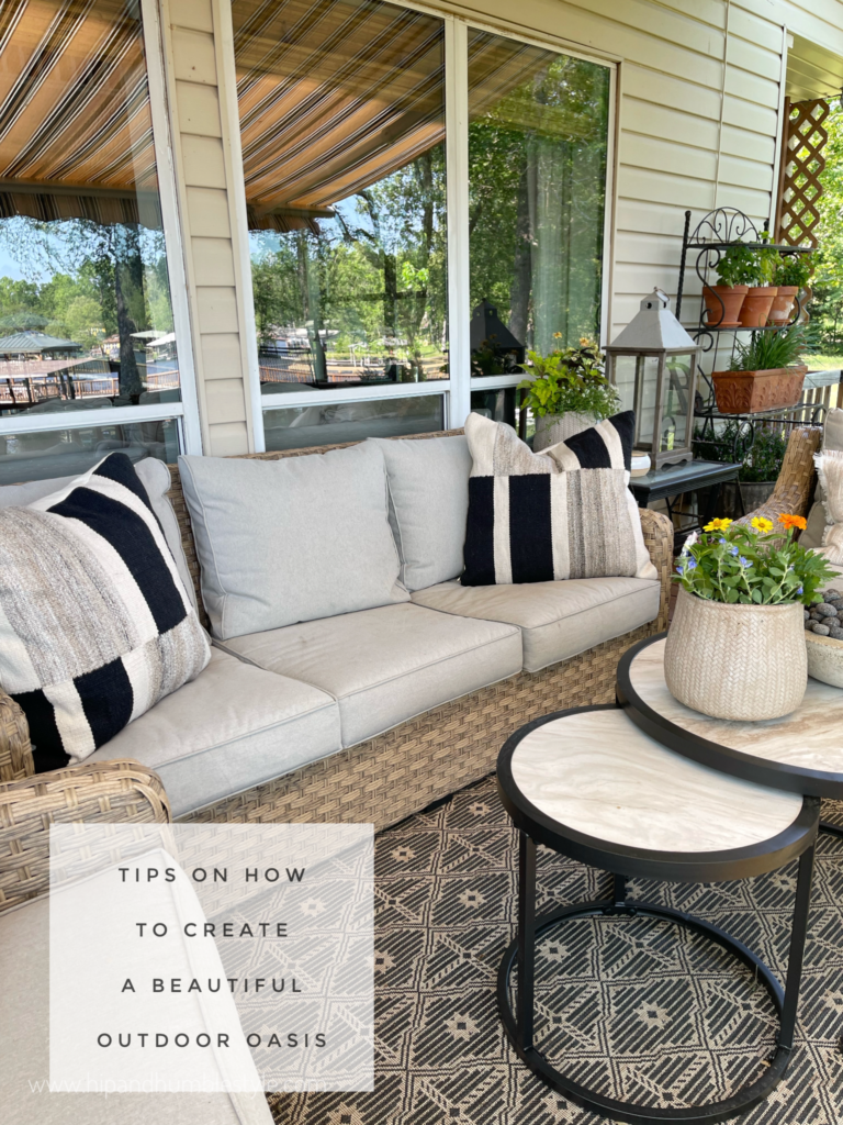 Styling Tips And Ideas For Beautiful Outdoor Spaces * Hip & Humble Style