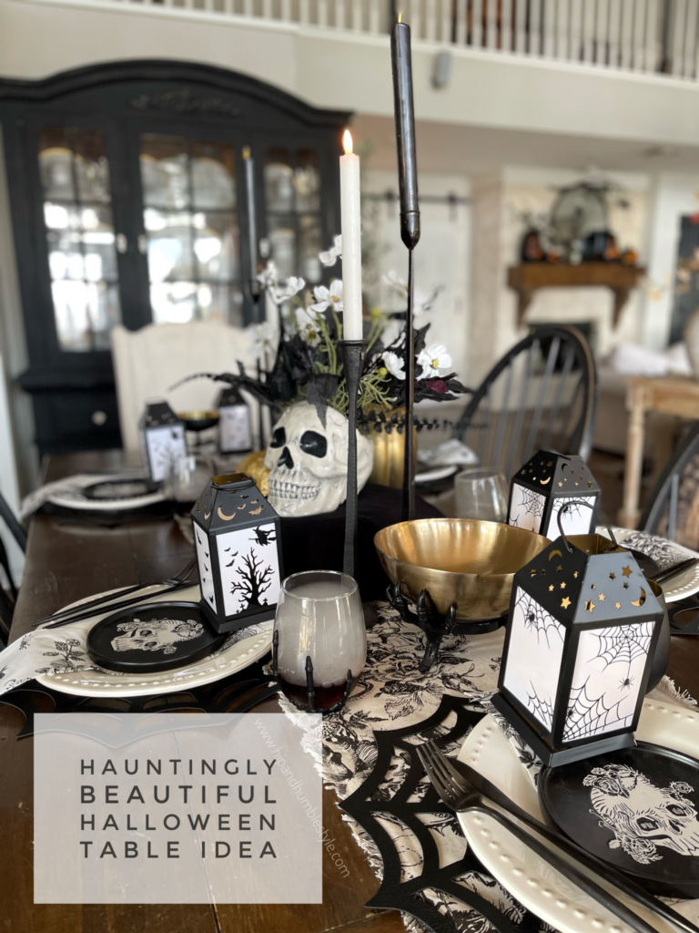 How To Create A Hauntingly Beautiful Halloween Table * Hip & Humble Style