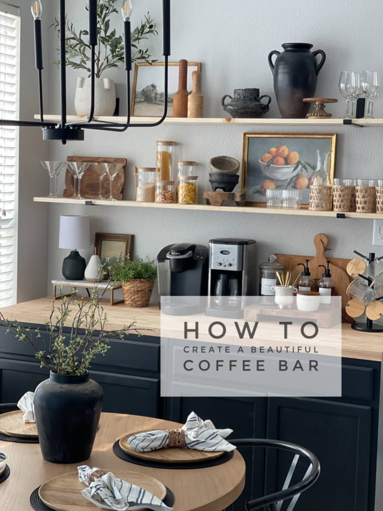 How To Create And Decorate A Beautiful Coffee Bar * Hip & Humble Style