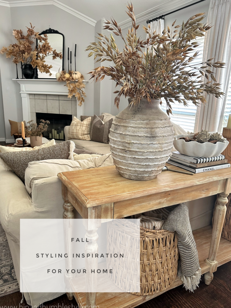 How To Add Beautiful Fall Touches To Your Home * Hip & Humble Style